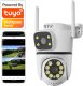 RTX Kamera RTX IP Tuya Zewnętrzna Obrotowa 2-way Audio Zapis SD # 2 ...